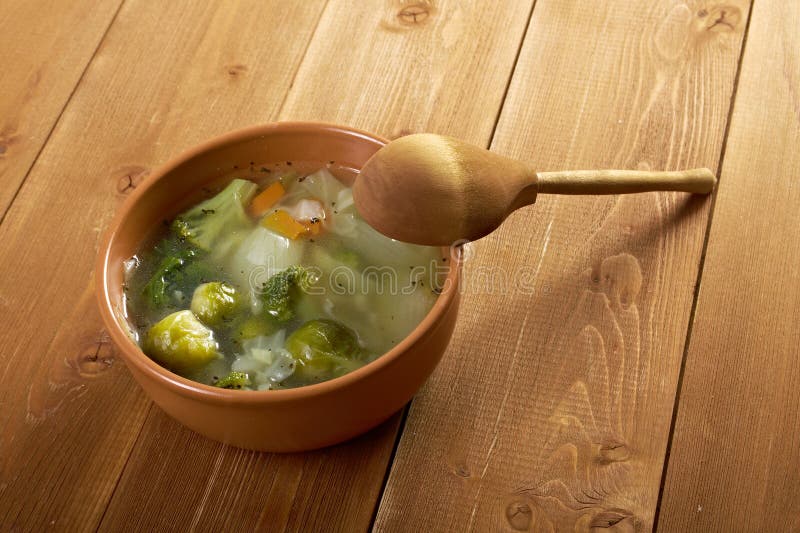 Italian farm-style soup stock photo. Image of organic - 31583880