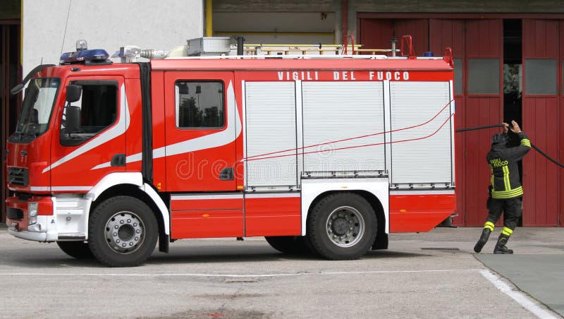 297 Italian Fire Truck Emergency Stock Photos - Free & Royalty-Free ...