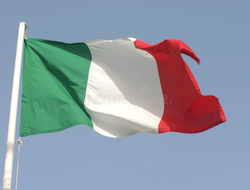 Italian flag stock image. Image of tricolor, language, high - 33049