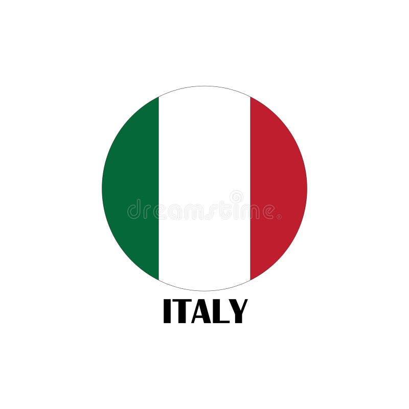 Italian flag icon stock vector. Illustration of icon - 282931631