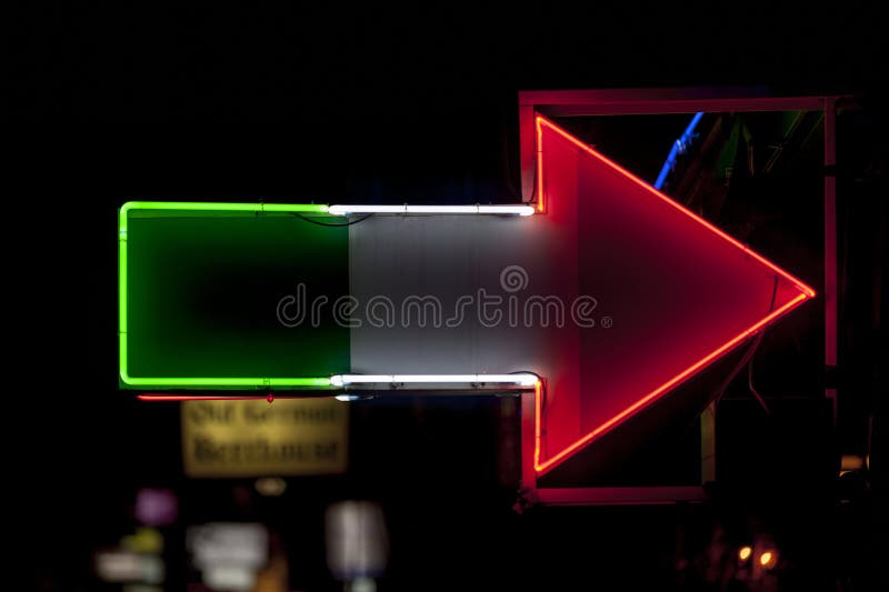 Italian flag - Neon light stock image. Image of food - 269564123