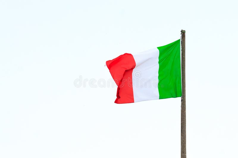 Italian flag stock photo. Image of italy, italian, wind - 58686788