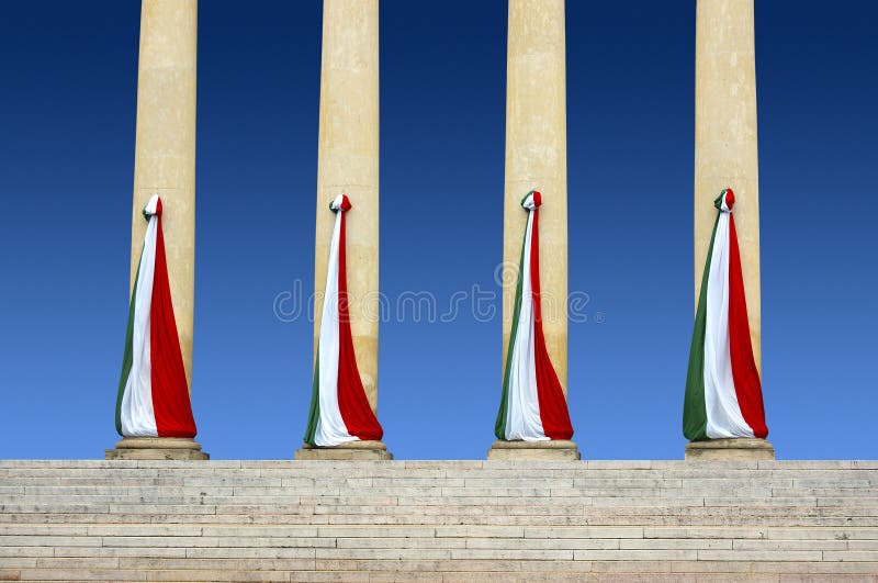 Italian Flags stock image. Image of history, mediterranean - 22578289