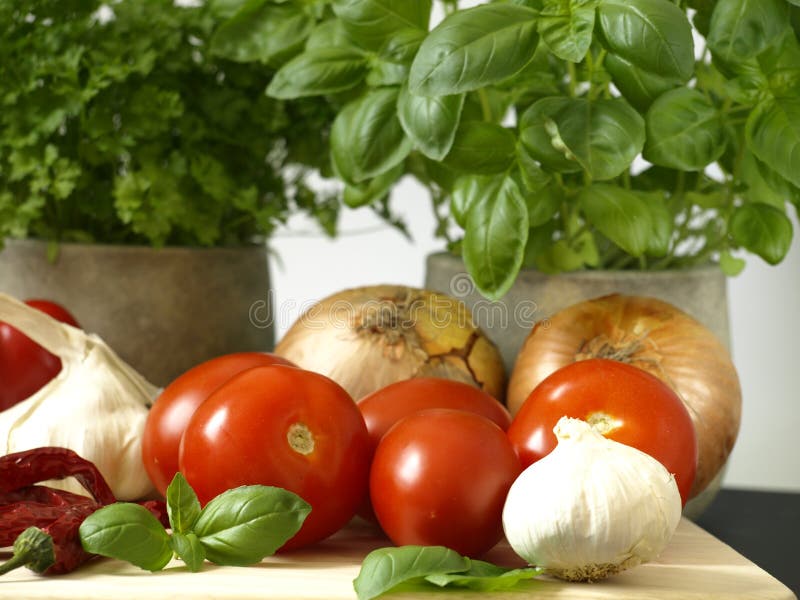 Italian food stock image. Image of paprika, green, cooking - 14733485