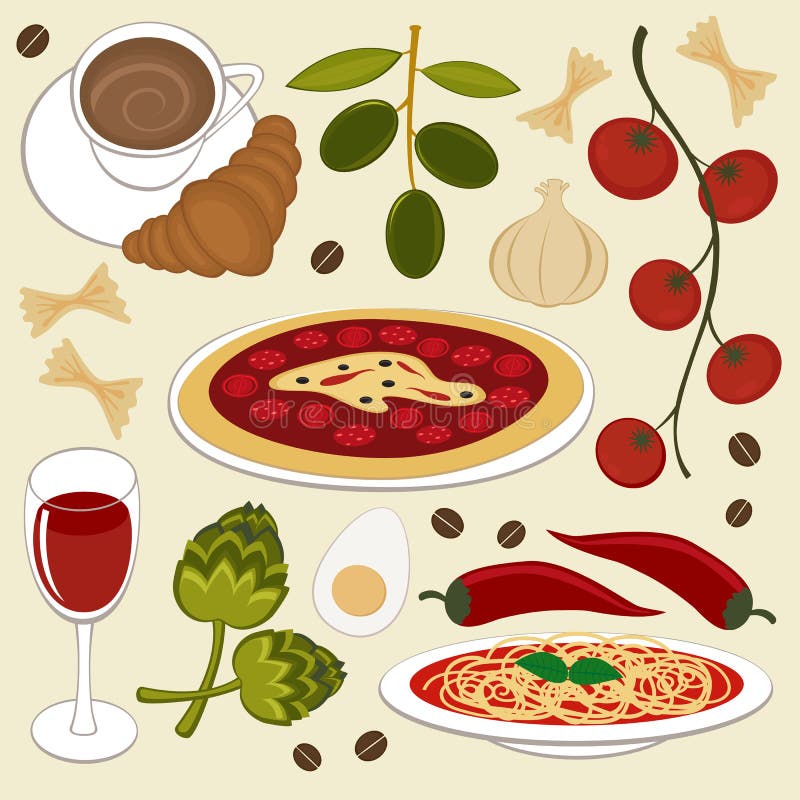 Italian Food Stock Illustrations – 225,134 Italian Food Stock ...