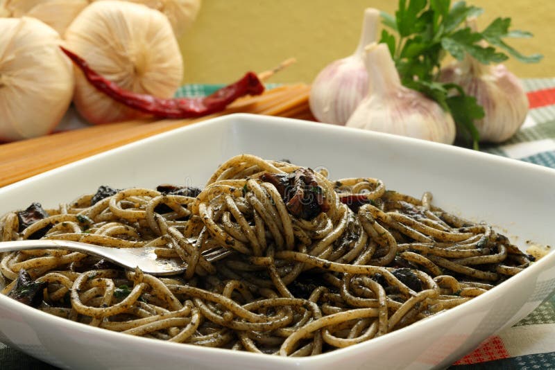 Angulas al ajillo stock photo. Image of food, dish, angula - 10519528