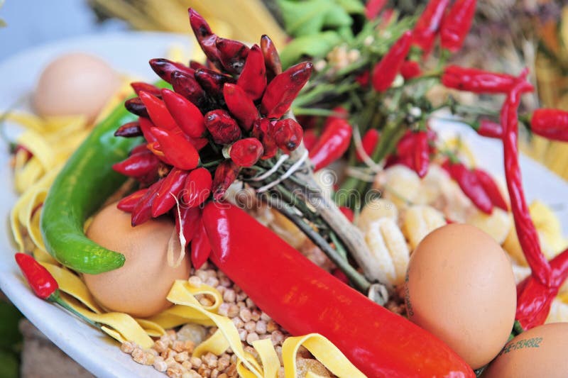 Italian Food Assortment stock image. Image of bean, assorted - 3856581