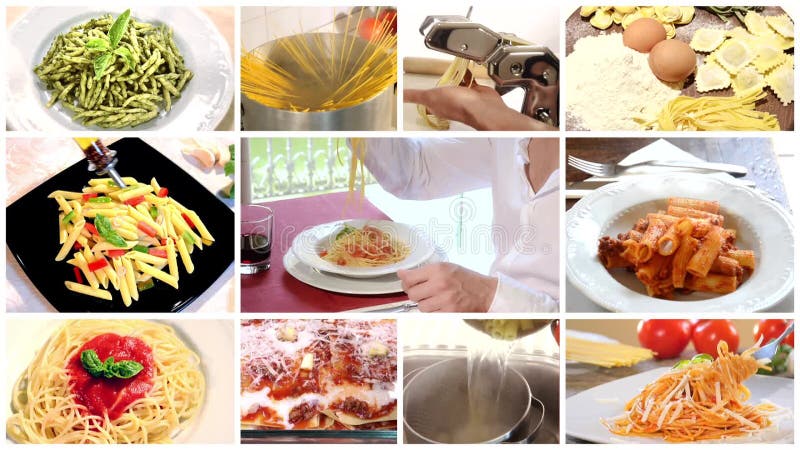 Italian food montage stock footage. Video of barbaresco - 61299000