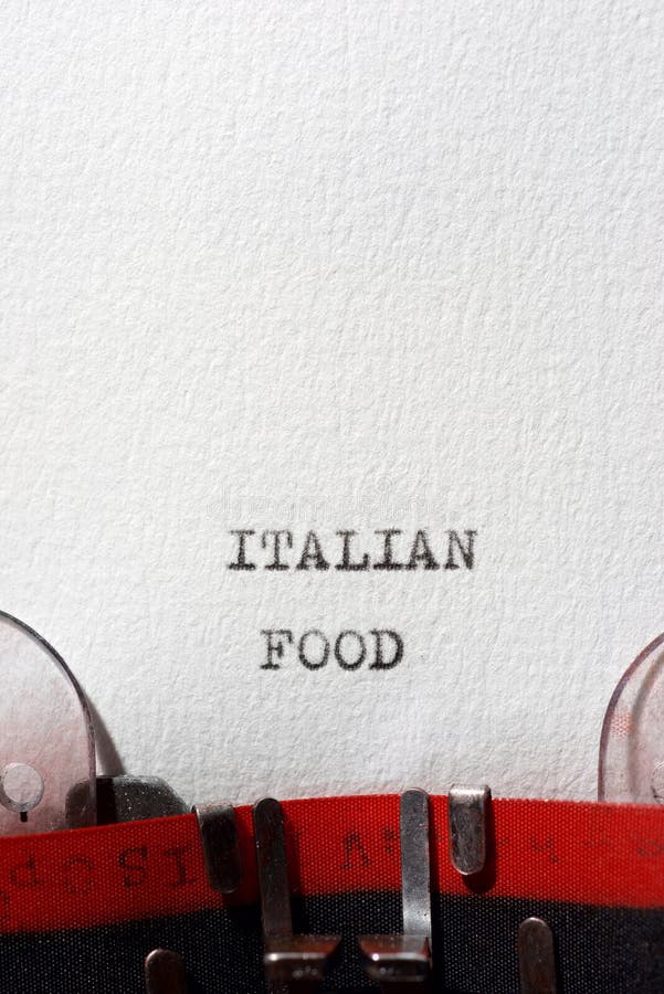 Italian food text stock image. Image of text, mediterranean - 270465355