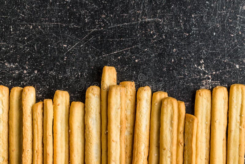 Italian Grissini Breadsticks. Tasty Grissini Snack Stock Image - Image ...