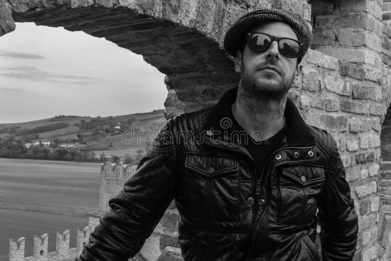 Italian Guy with Sunglasses Stock Photo - Image of countryside ...