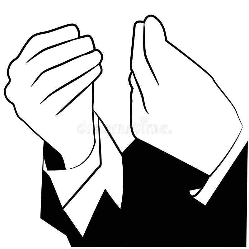 Italian Hand Gesture Vector Illustration by Crafteroks Stock Vector ...