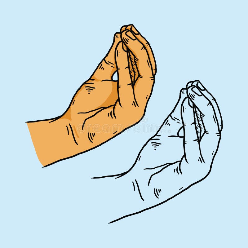 Italian Hand Sign Stock Illustrations – 7,071 Italian Hand Sign Stock ...