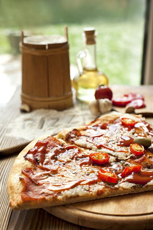 Italian homemade pizza stock photo. Image of italian - 60483016