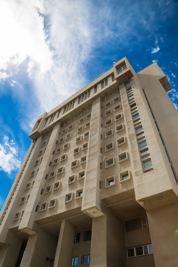 An Italian Hospital in a Skyscrape Stock Image - Image of outdoor ...