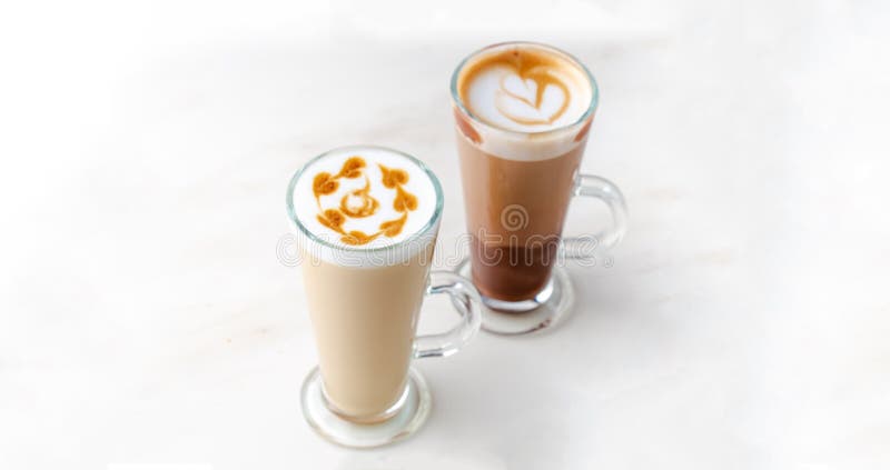 Italian Iced Coffee Latte Collection Stock Photo - Image of caffeine ...