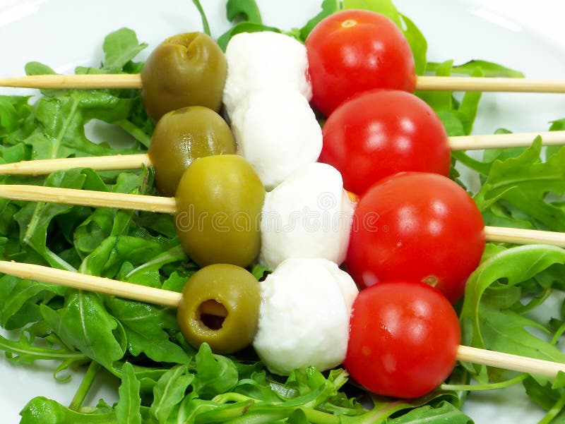 Italian Kebabs Flag stock photo. Image of olive, mediterranean - 5786656
