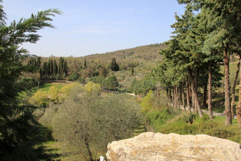 Italian Landscape stock photo. Image of season, stone - 72163202