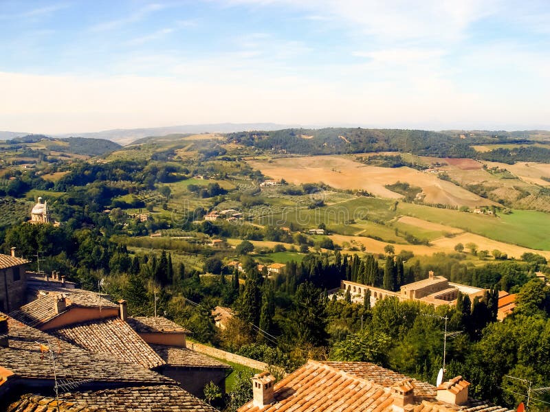 Italian landscape views stock image. Image of field, spring - 80639239