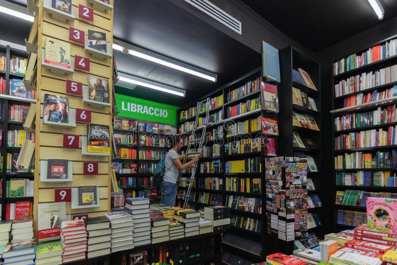 Italian library editorial photography. Image of shop - 66707987