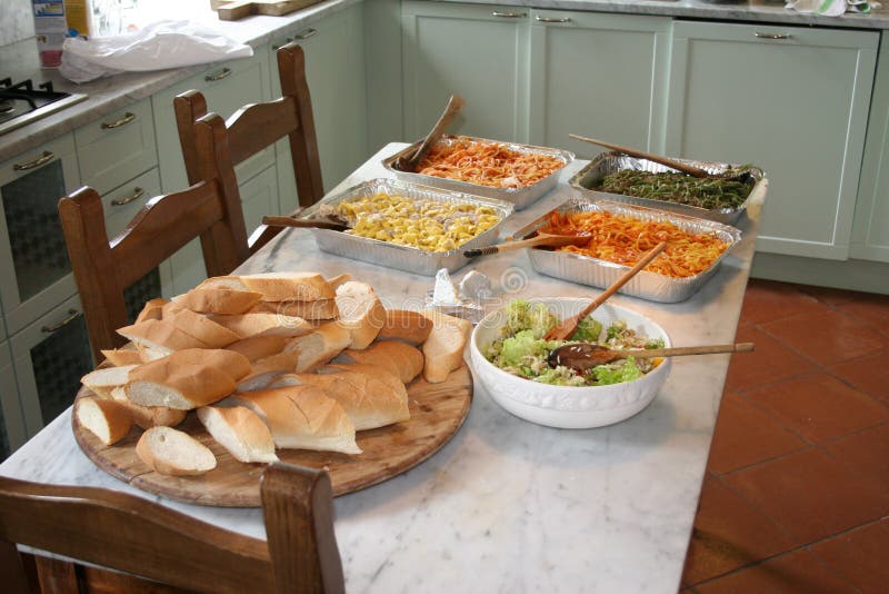 Italian lunch stock image. Image of chef, lasagne, meal - 850919