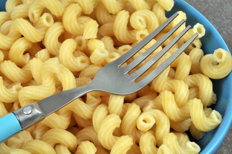 Plate of Pasta with Fork Close Up Stock Photo - Image of cuisine ...