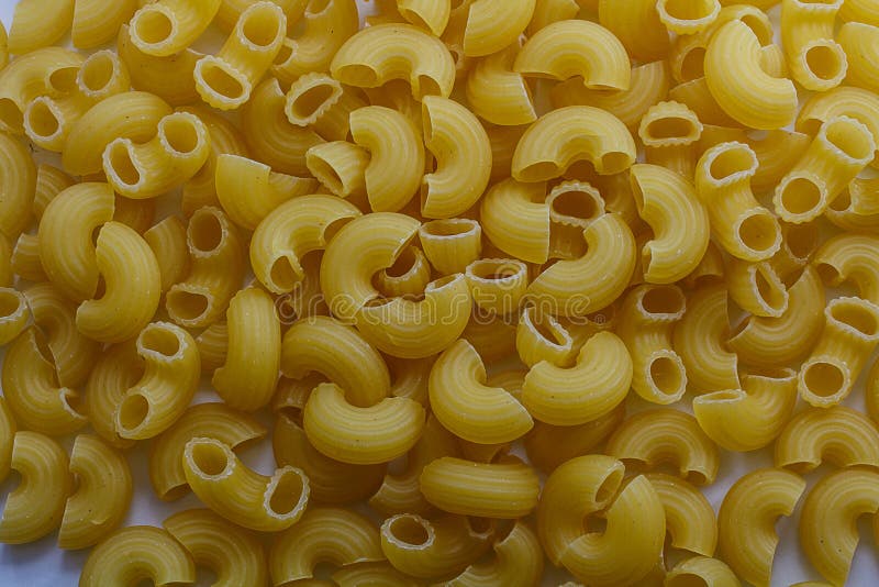 Italian Macaroni Pasta Raw Food Stock Photo - Image of flavor, italian ...