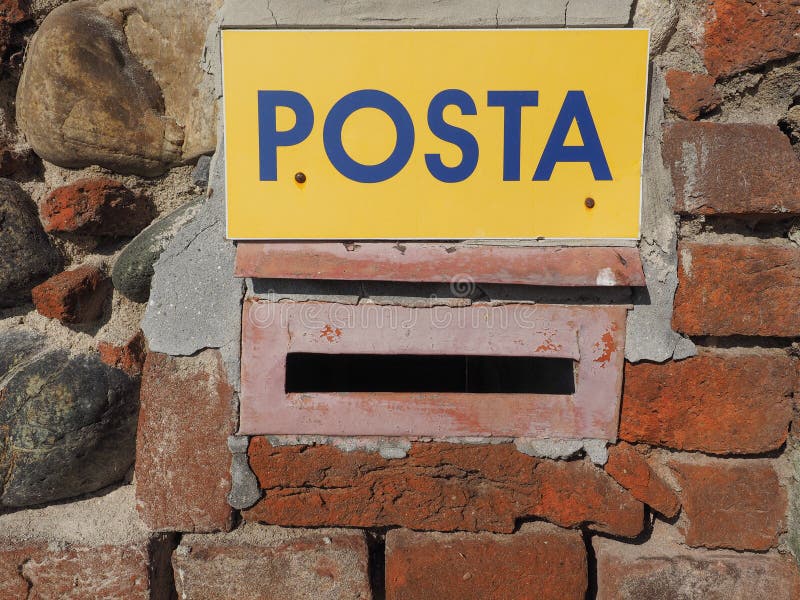 Italian Mail Box and Door Buzzer Stock Image - Image of postage ...
