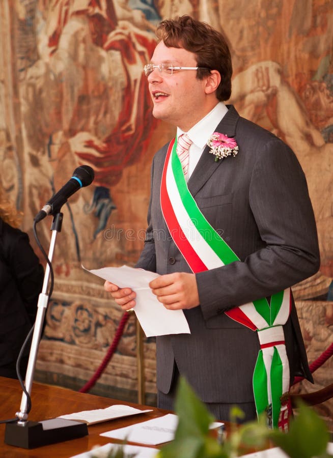 Beautiful Man at the Hairdresser Blow Drying His Hair Stock Photo ...