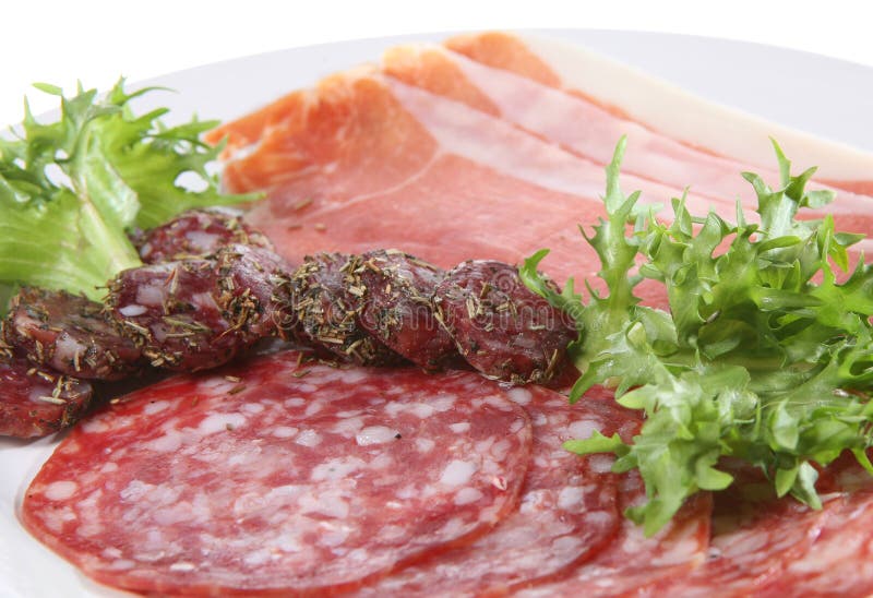 Italian Meats stock photo. Image of french, coldcuts, antipasta - 3468782