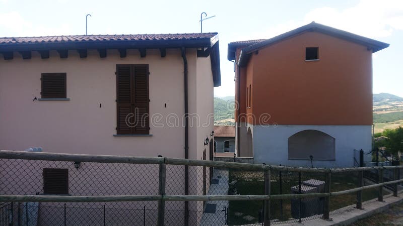 Italian Modern Home Architectural Buildings Stock Photo - Image of home ...