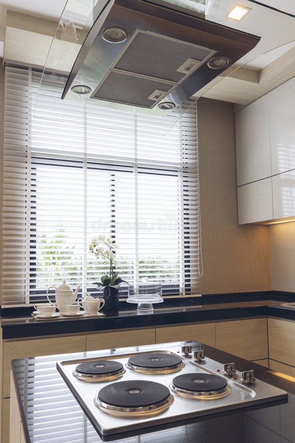 Italian Modern Model House : Kitchen Stock Photo - Image of detail ...