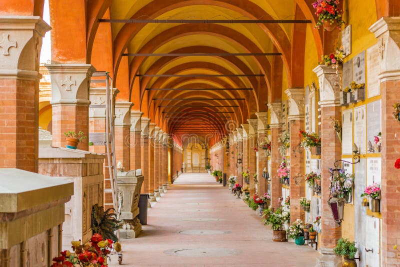 Italian Monumental Cemetery Stock Photo - Image of exterior, stone ...