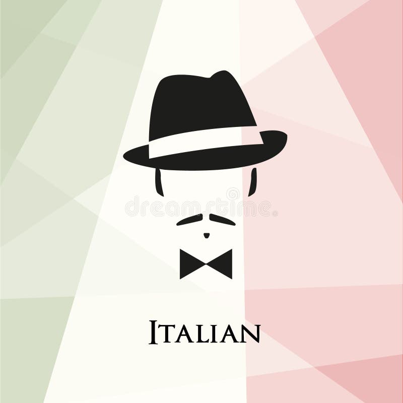 Italian Mustache Symbol stock illustration. Illustration of italian ...