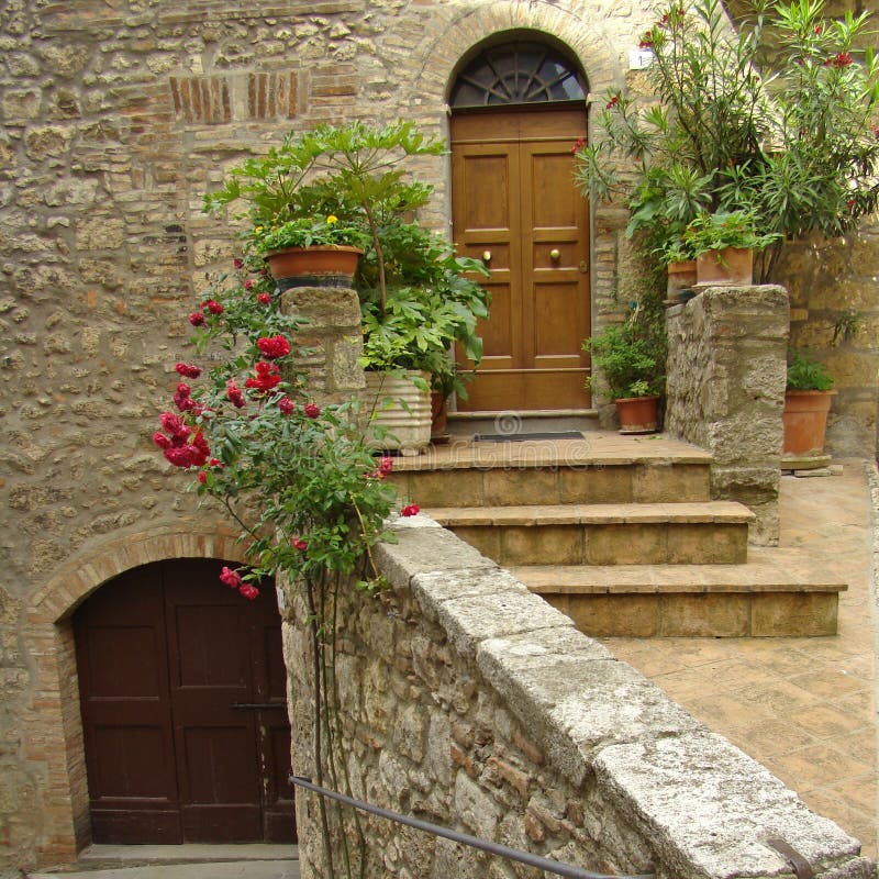 Vintage italian front door stock image. Image of front - 13579785