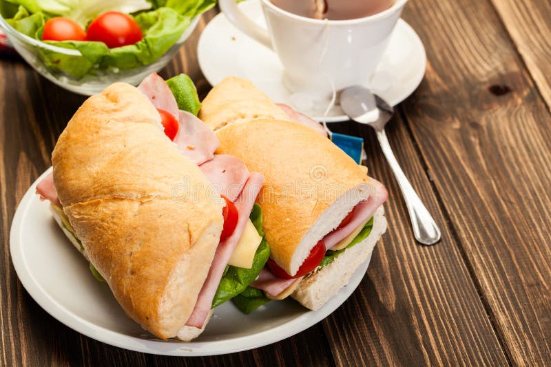Italian panini sandwich stock photo. Image of italian - 37124372