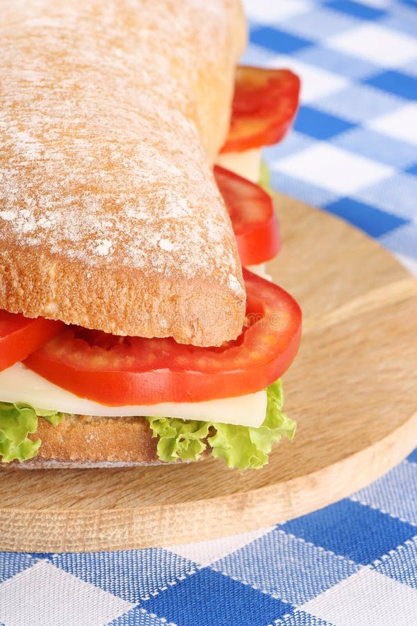 Italian panino stock photo. Image of cheese, cuisine - 21350766