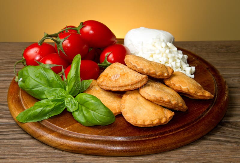 Italian panzerotti stock photo. Image of healthy, bakery - 19862460