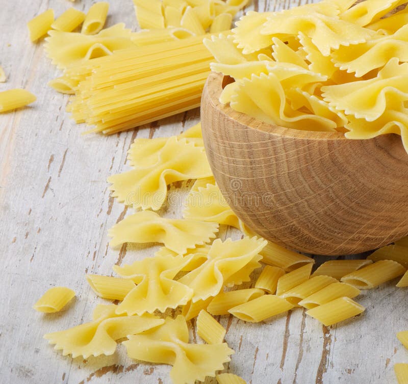 Italian pasta stock photo. Image of pasta, wooden, yellow - 22665480