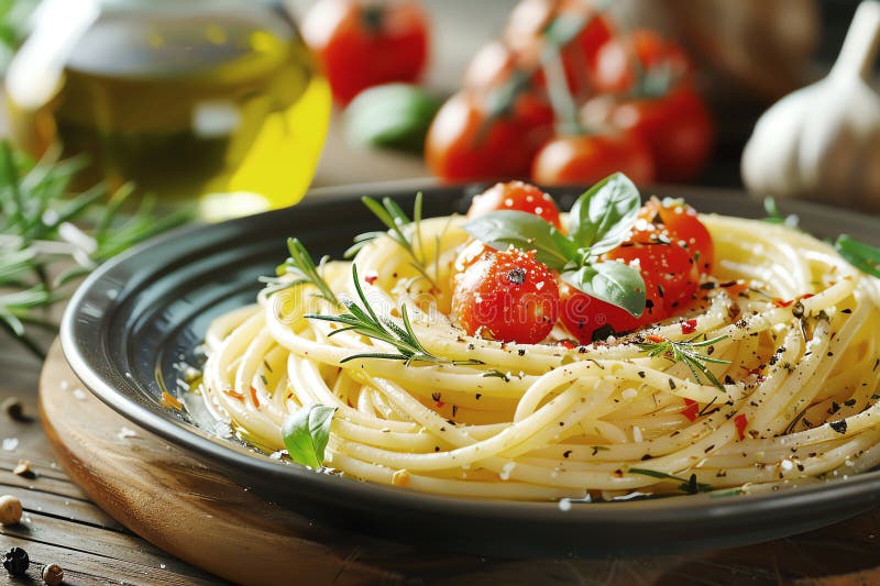 Italian Pasta, AI Generated Stock Illustration - Illustration of ...