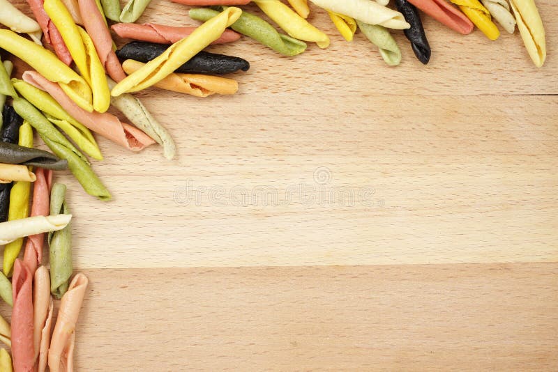 Italian pasta border stock image. Image of border, natural - 18086301