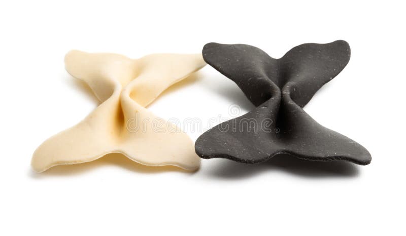 Italian Pasta Bows Isolated Stock Image - Image of healthy, isolated ...