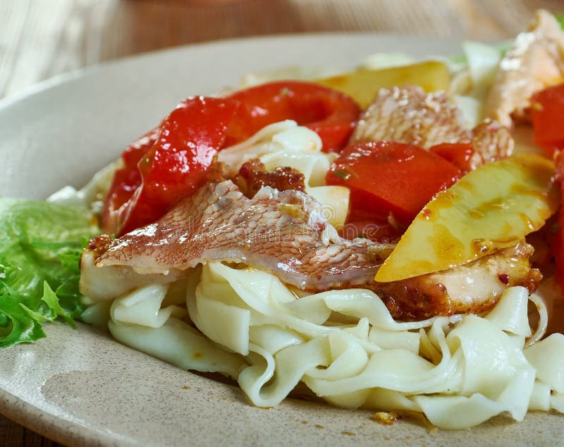 Italian Pasta Con Pesce Spada Stock Photos - Free & Royalty-Free Stock ...