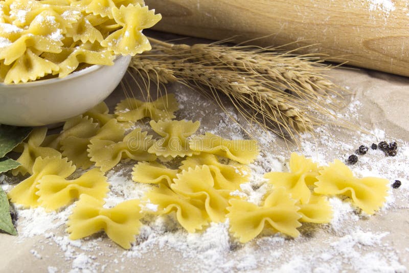 Italian pasta stock image. Image of pastry, flour, tagliatelle - 69801097
