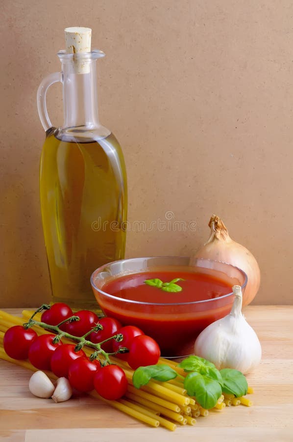 Healthy pasta ingredients stock image. Image of food - 21052349