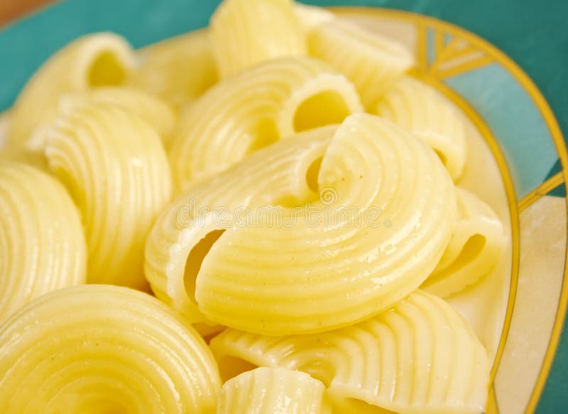 Pipe rigate pasta stock photo. Image of cooked, close - 58245360