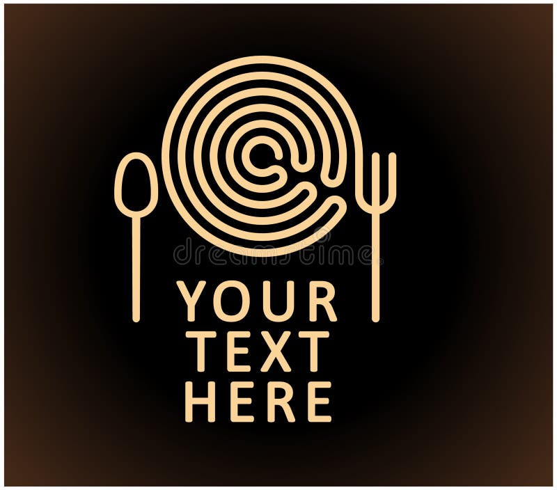 Italian Pasta Restaurant or Bar. Ready Logo Stock Vector - Illustration ...