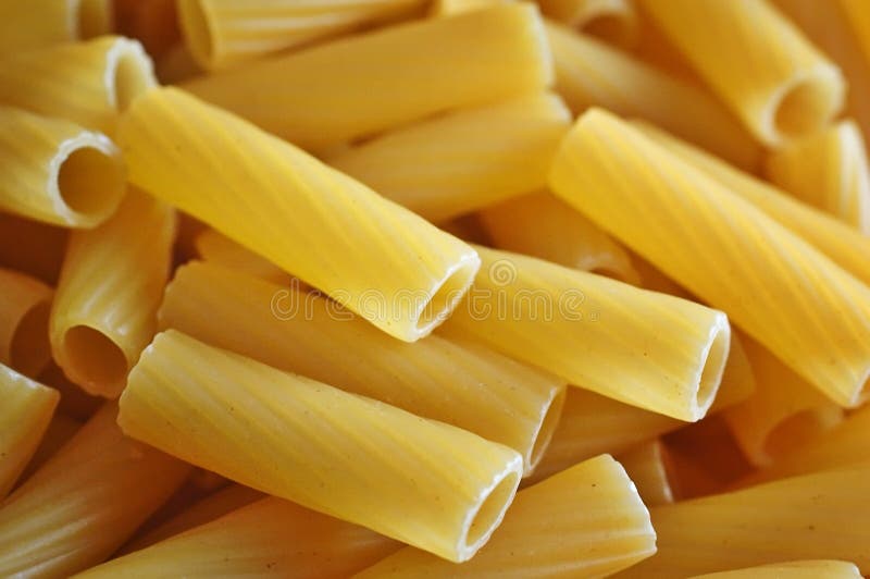 Italian pasta rigatoni stock photo. Image of meal, closeup - 2708232