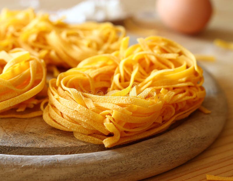 Italian pasta tagliatelle stock image. Image of italian - 19454351