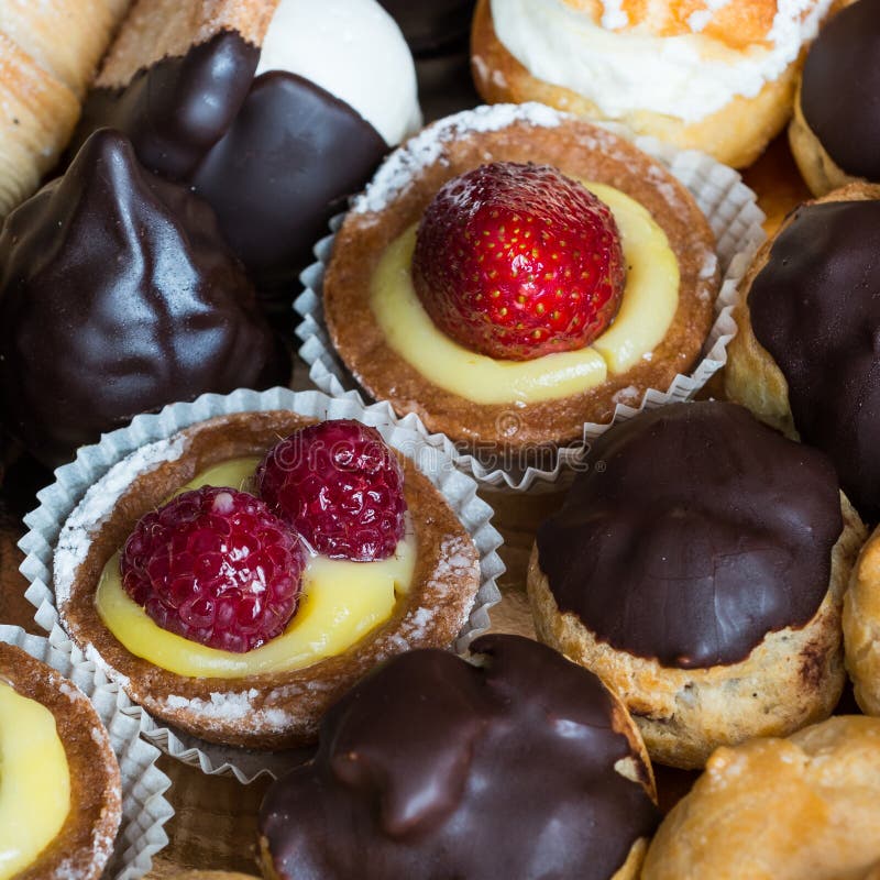 Italian Pastries stock photo. Image of fresh, bakery - 48336576